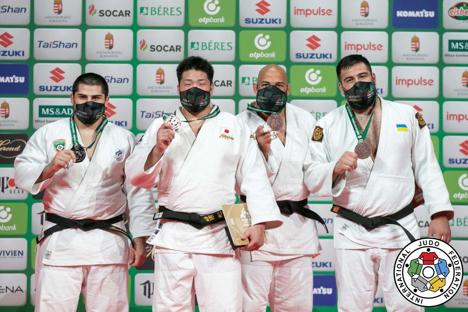 All match results / World Judo Championships Hungary 2021 MEN +100kg | 柔道サイト eJudo LITE